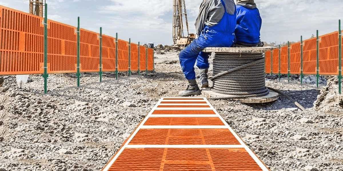 Temporary Construction Site Roads and Walkways