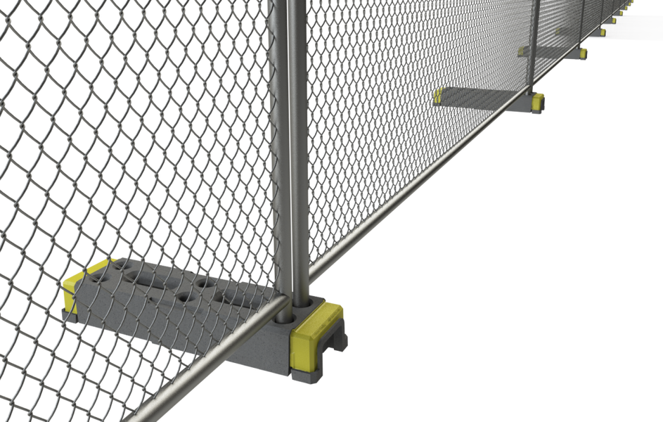 Temporary Fence Legs & Weights | Barrier HQ