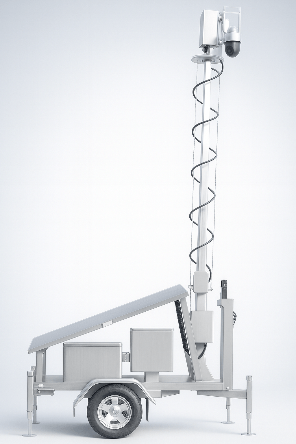 Solar-Powered Construction Jobsite Security System 'X-Series'