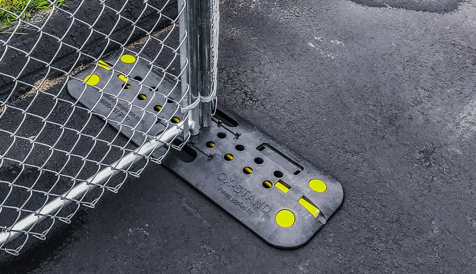 OxStand Temporary Fence Base Stand 7 lb – $29 each (Pallet of 150)