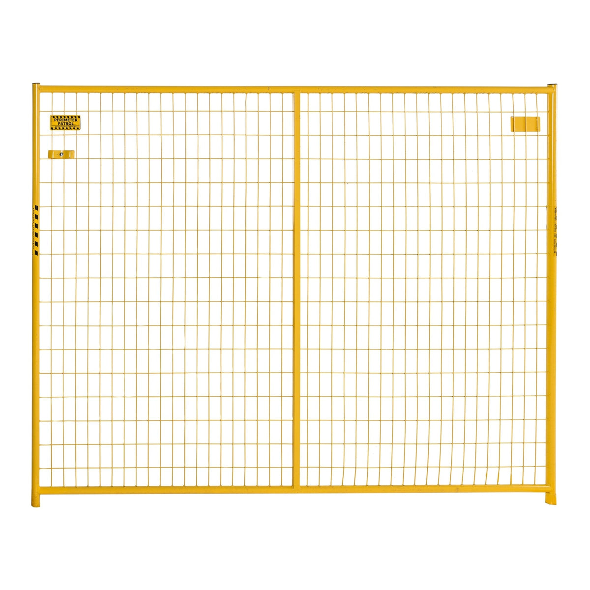 Perimeter Patrol® Security Fence Single Panel 6'x7.5' Yellow