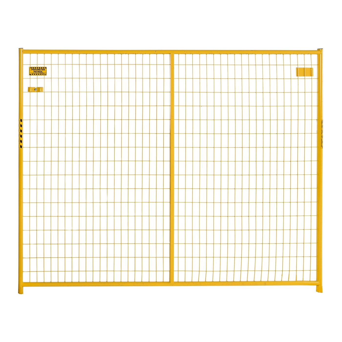 Perimeter Patrol® Security Fence Single Panel 6'x7.5' Yellow