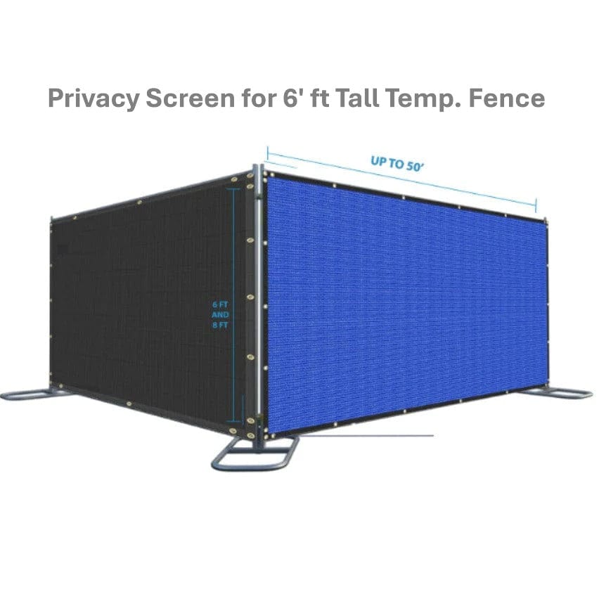 Fence Privacy Mesh Screen 68 50 w Reinforced Grommets