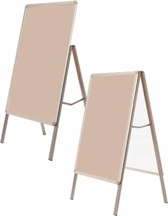 A Frame Double Poster Stand