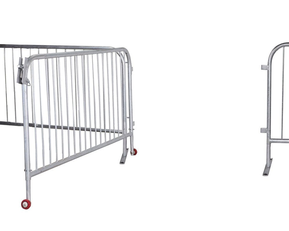 Classic Crowd Control Steel Barricade Gate Vehicle Access - BarrierHQ.com