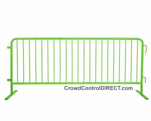 Crowd Control Steel Barricade - Green