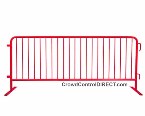 Crowd Control Steel Barricade - Red