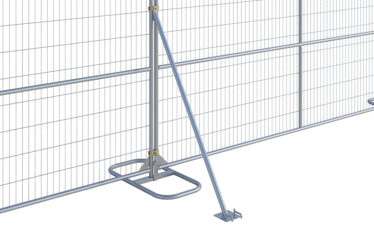 Fence Stabilizer Assembly (Full Set) — BarrierHQ.com