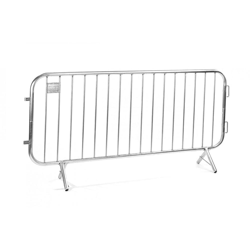 Galvanized Steel Pedestrian Barricade 7.5 Ft Durable Design