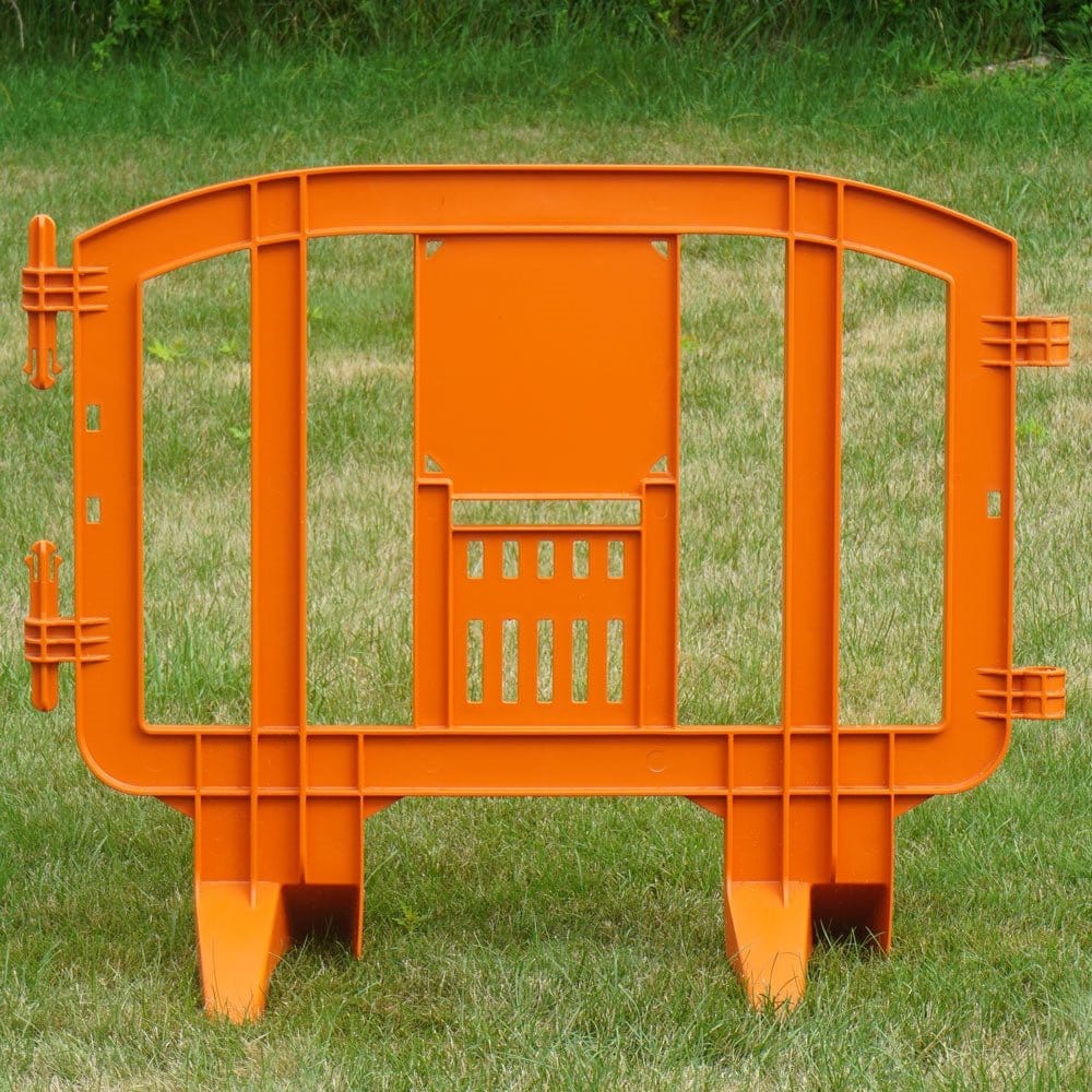 Minit 49 Portable Plastic Crowd Control Barriers Orange