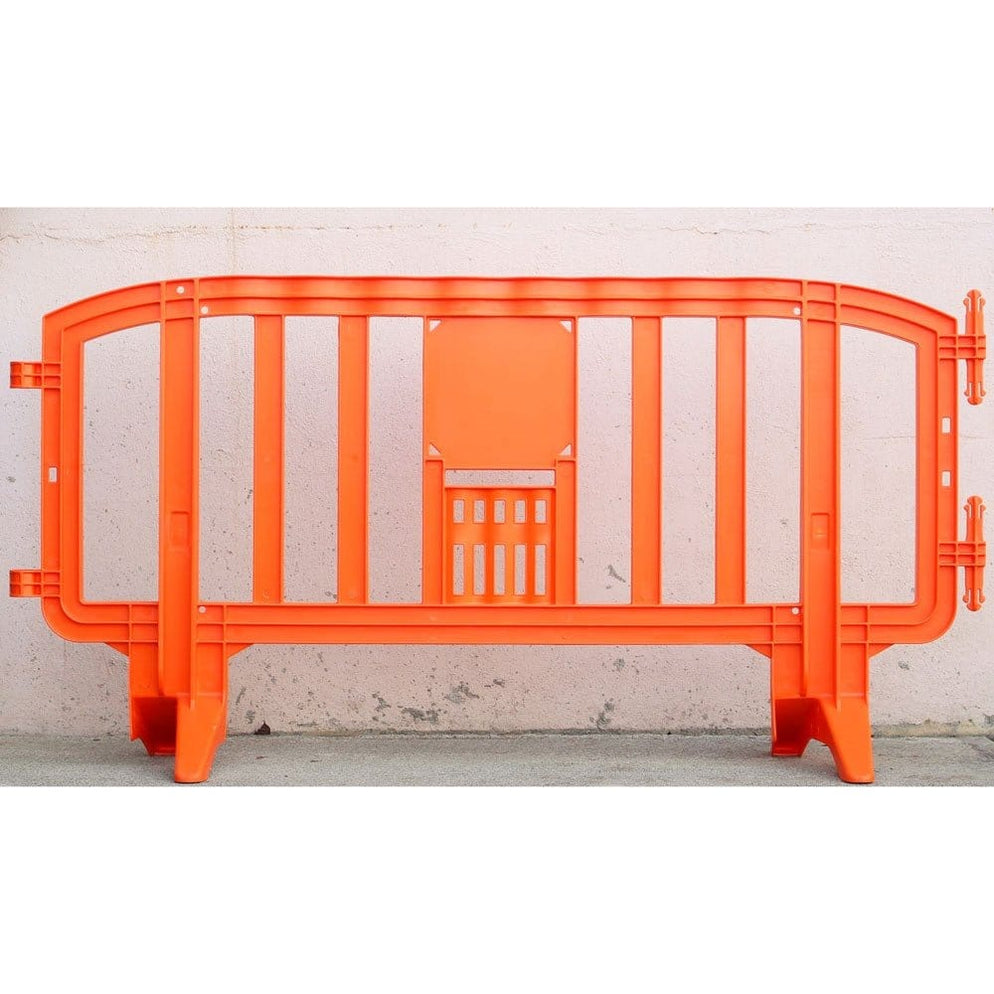 Movit 78 Portable Plastic Crowd Control Barriers Orange