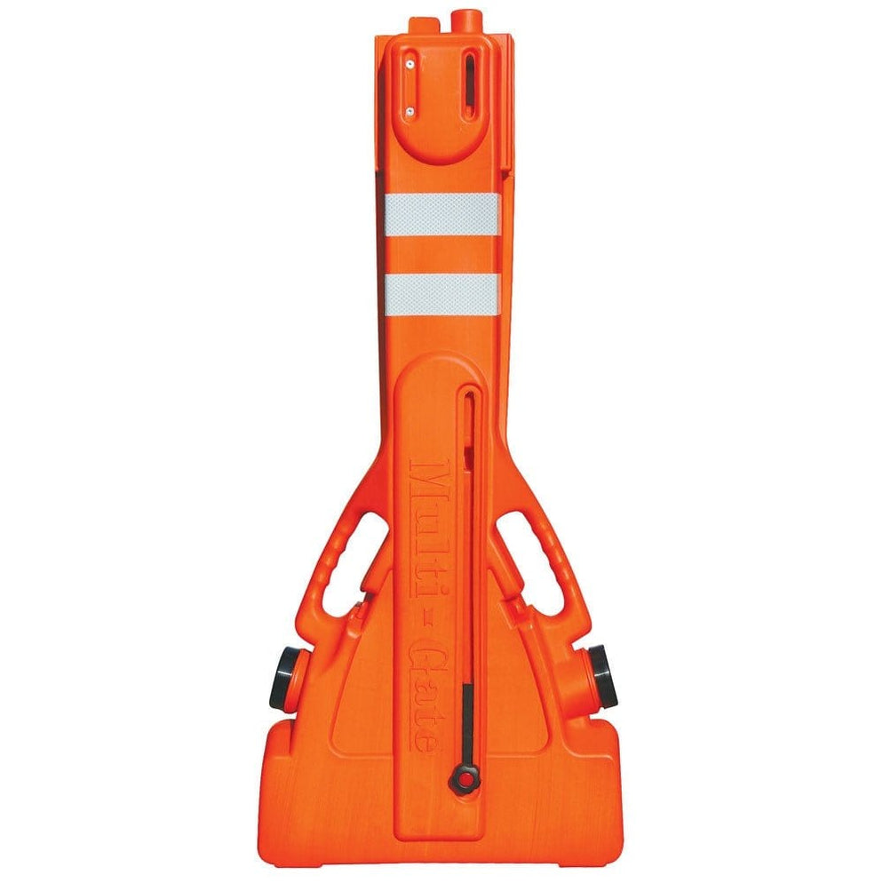 Multi Gate Expandable Portable Barricade Orange and White