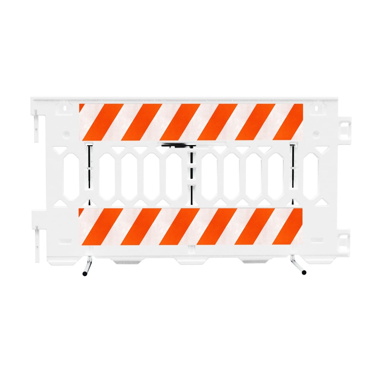 Quick Deployment Barricade PATHCADE, 2008-W-DGR, White. Two Sections o ...
