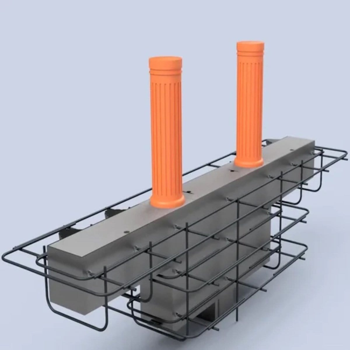 Retractable Bollards, Manual Vehicular Barrier System - 1200MRB Minute ...