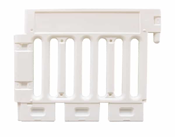 StrongWall ADA White Pedestrian Barricade ADA Compliant
