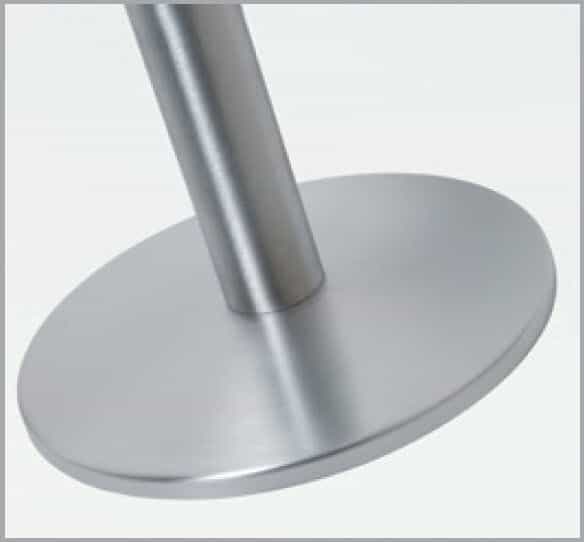Tensabarrier Base Covers, Universal - Metal