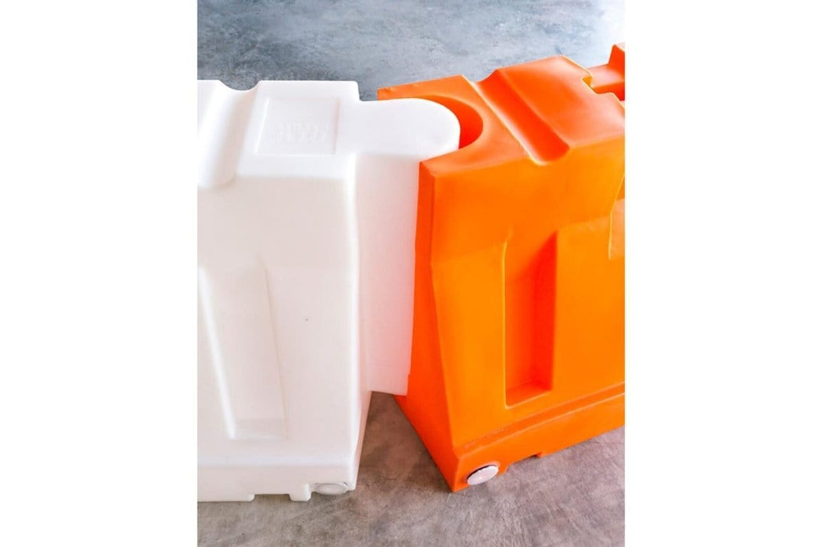 Water-filled Jersey Barricade 32"H x 72"L - LLDPE