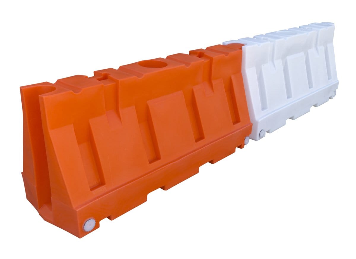 Water-filled Jersey Barricade 32"H x 72"L - LLDPE
