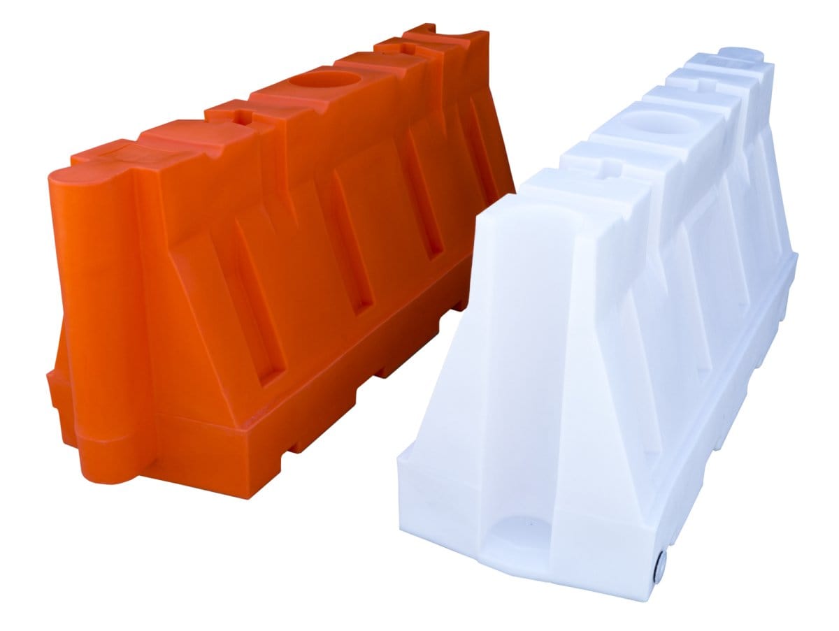Water-filled Jersey Barricade 32"H x 72"L - LLDPE