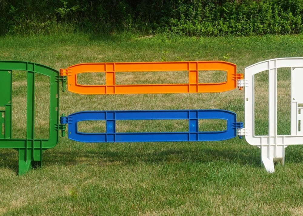 Xtendit 61" Plastic Crowd Control Barrier Extension - BarrierHQ.com