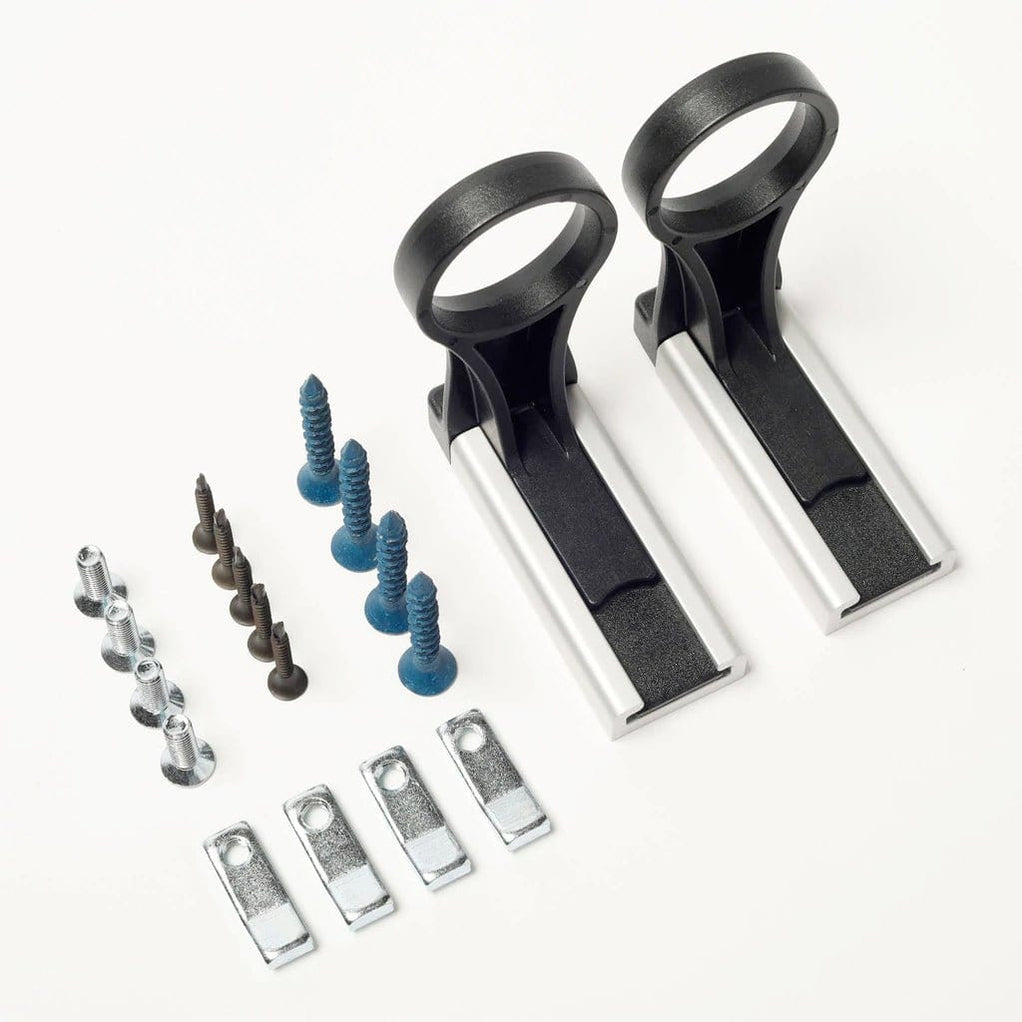 ZonePro Banner Plastic Mounting Brackets (Box of 20) - BarrierHQ.com